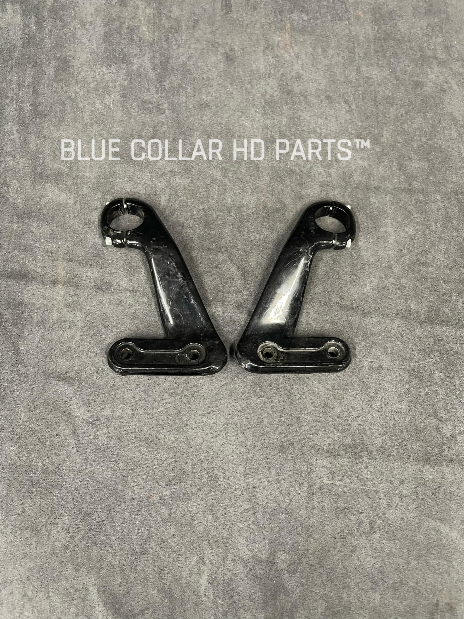 2014-2023 Harley Davidson Road Glide Front Turn Signal Mounts - Black ...